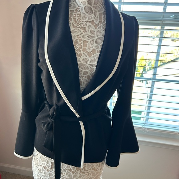 Bar III | Jackets & Coats | Bar Iii Black And White Blazer | Poshmark